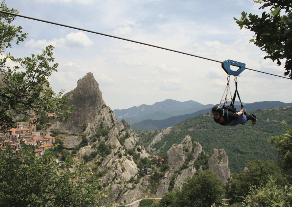 On the wire – Italy's highest and fastest zip wire - Italy Travel and Life