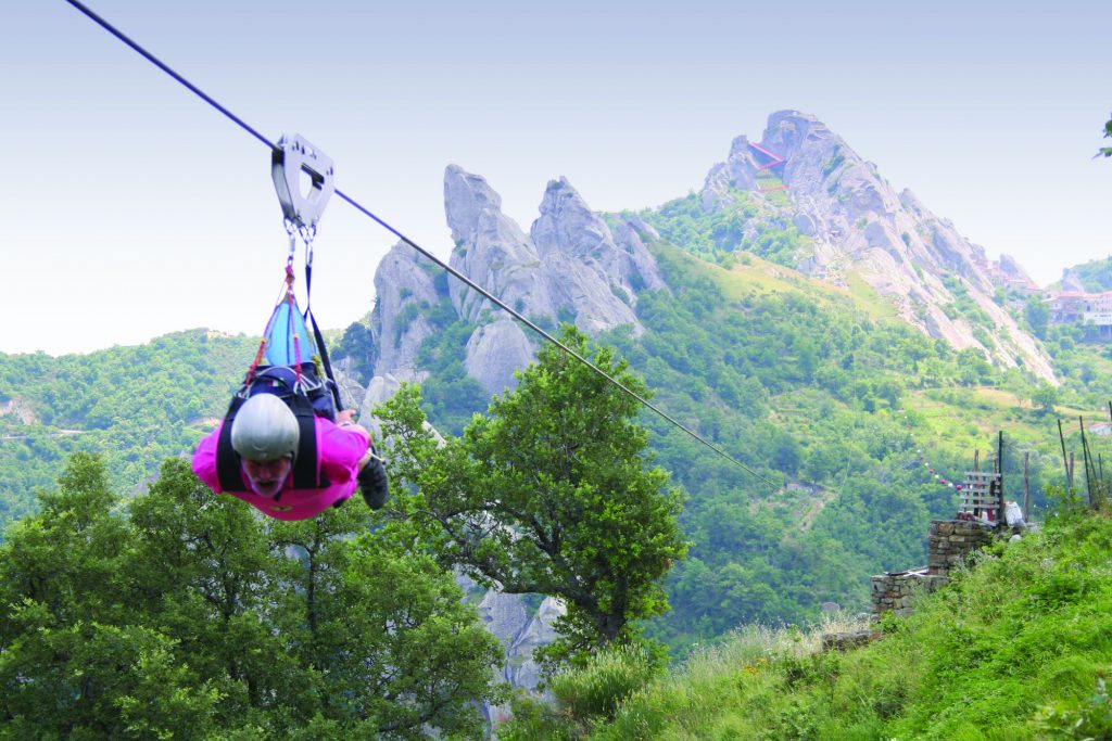 On the wire – Italy's highest and fastest zip wire - Italy Travel and Life